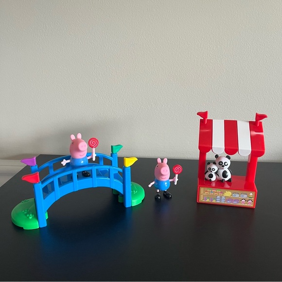 Toys | Peppa Pigs Fair Carnival Playset Parts With George Figures ...